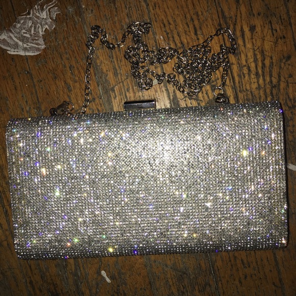 Bags | Glittery Prom Clutch Purse | Poshmark